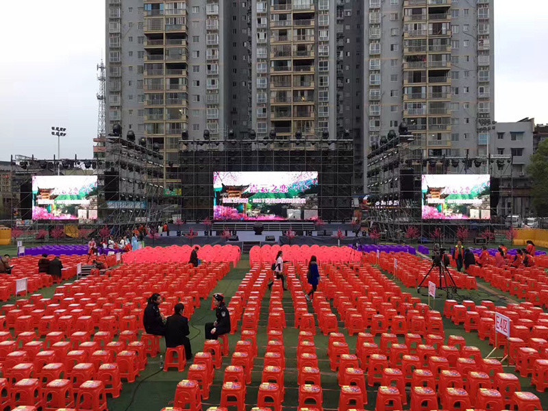 SMD1921 Black Face Outdoor Led Screen Hire , High Contrast Led Rental ...